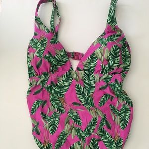 ASOS | Swim | Nwot Gorgeous Asos Tropical One Piece Swimsuit | Poshmark